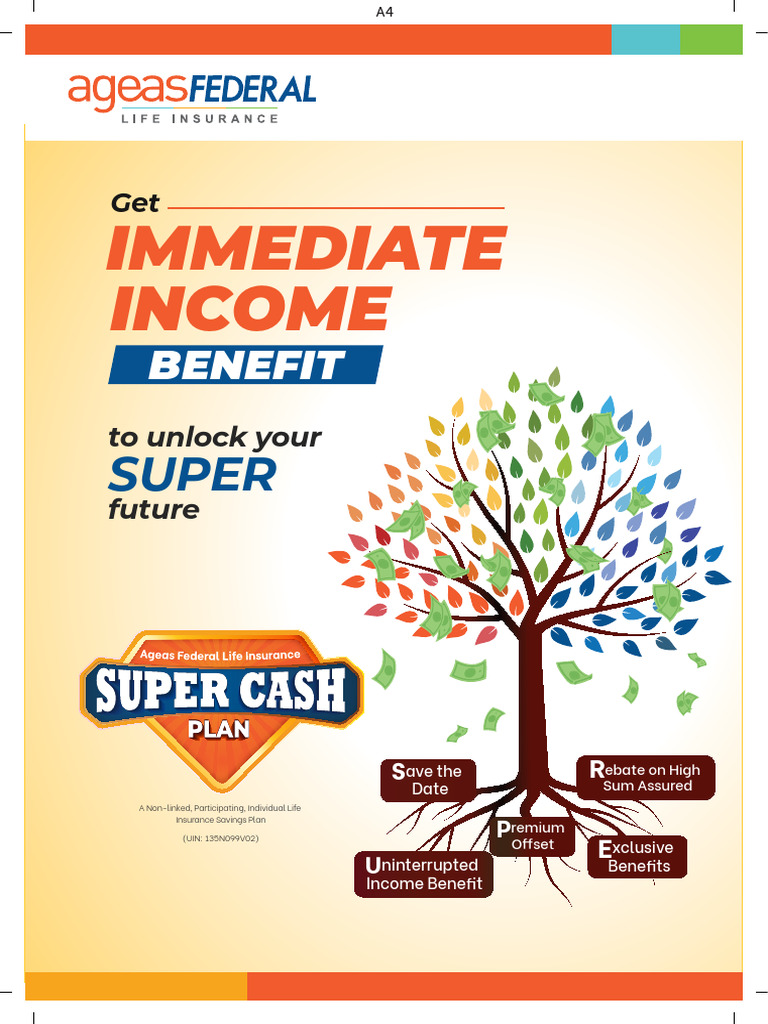 Super Cash Flyer V2 A4 32fdccf400 348982d327 | PDF | Life Insurance ...