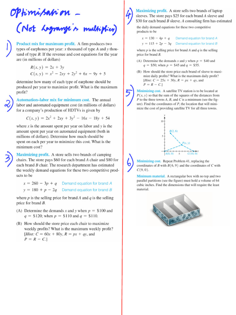 Optimisation Problems | PDF
