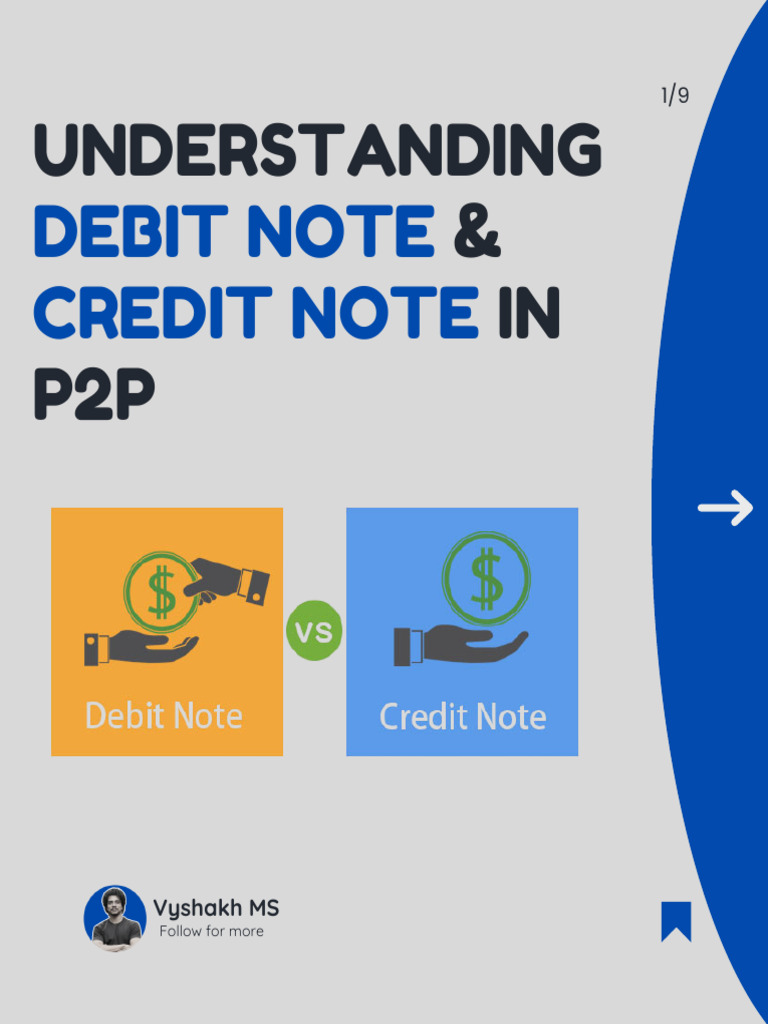 Debit Note Vs Credit Note | PDF | Debits And Credits | Business