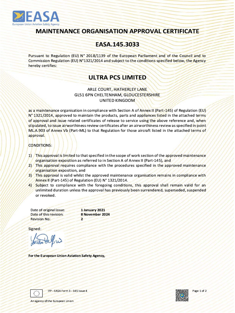 Easa-Ultra Electronics Holdings PLC | PDF