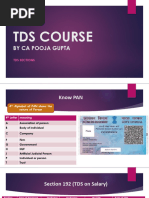 TDS Rate Chart (FY 2024-25 AY 2025-26) | PDF | Rupee | Securities (Finance)