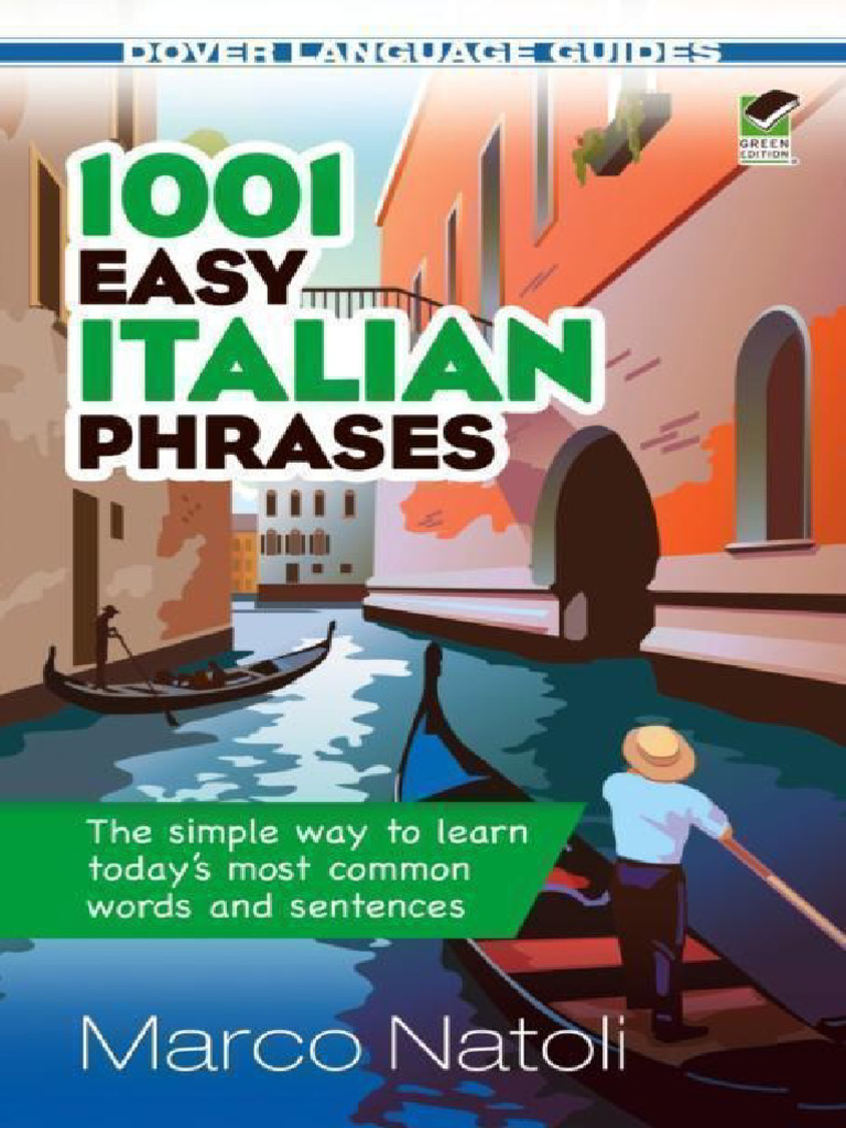 1001 Easy Italian Phrases | PDF | Grammatical Gender | English Language