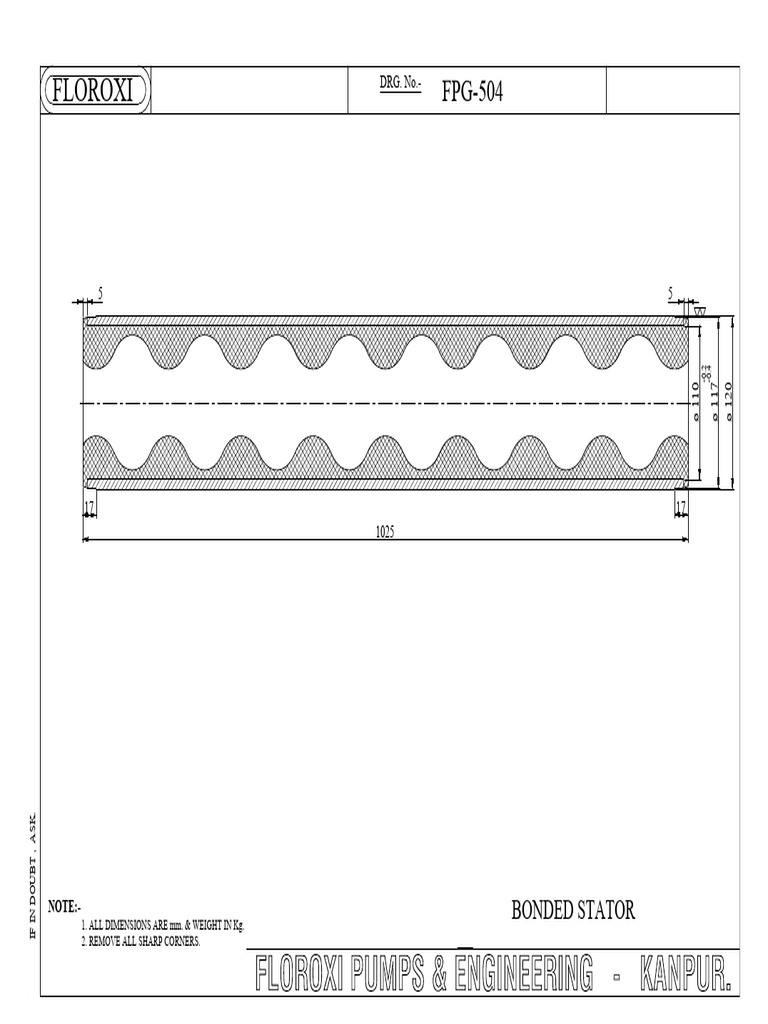 Bonded Stator Dimensions and Specs | PDF