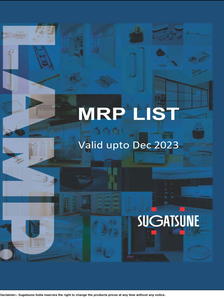 Lamp MRP List July-2023 | PDF