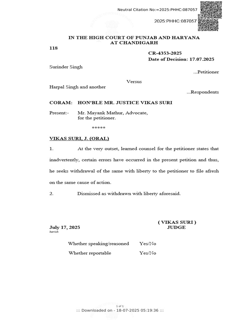 CR 4353 2025 17 07 2025 Final Order | PDF