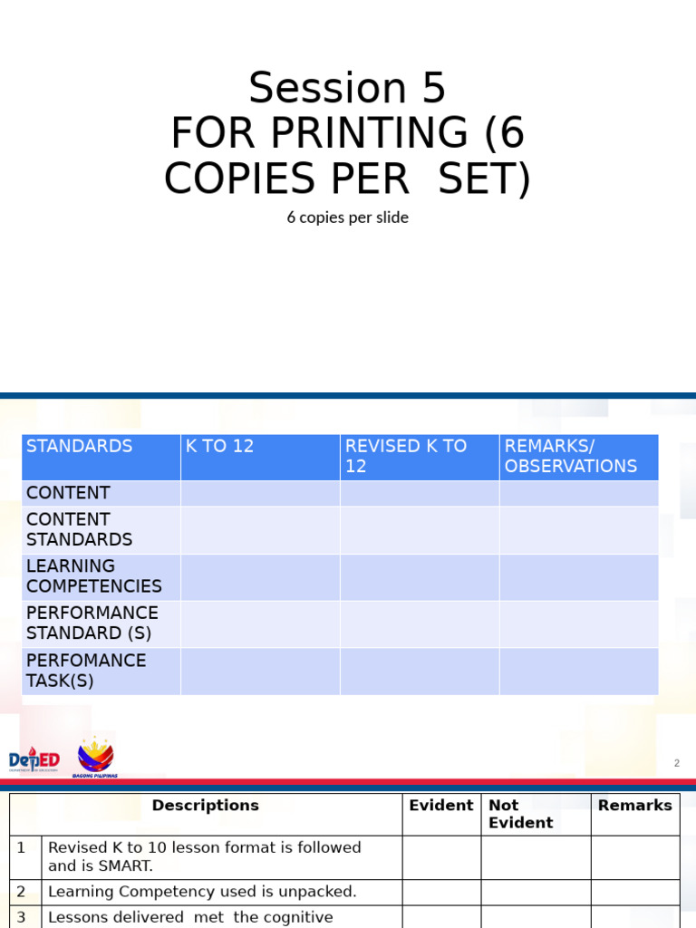 Session 5 For Printing | PDF