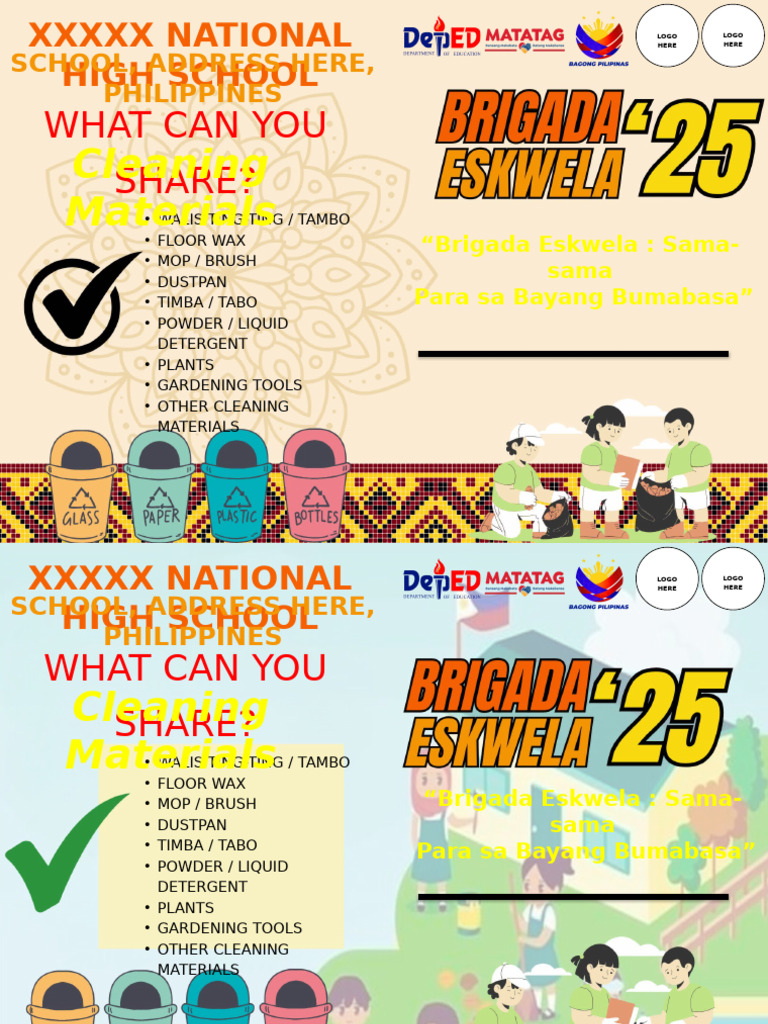 A4 Brigada Flyers 25 | PDF | Cleaning