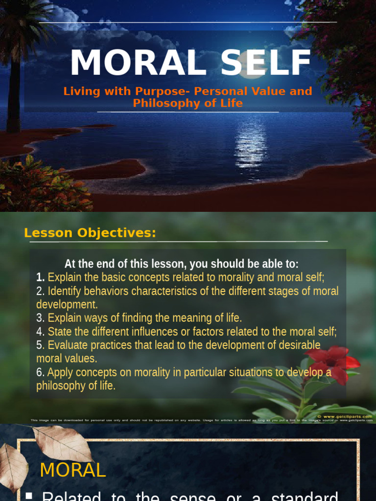 Gec1 Week 9 Moral Self | PDF | Psychological Concepts | Cognition