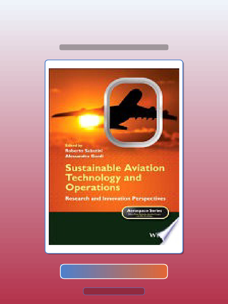 Sustainable Aviation Technology and Operations Research and Innovation ...