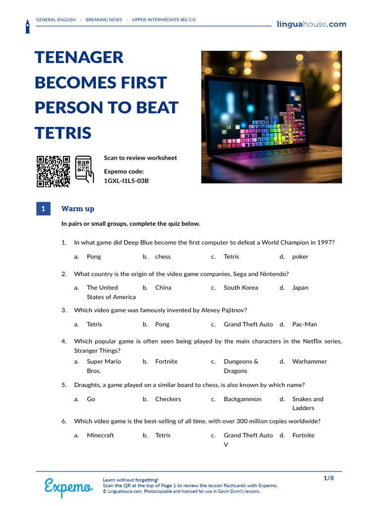 Teen Beats Tetris: First Ever Record | PDF | Video Games | Role Playing ...