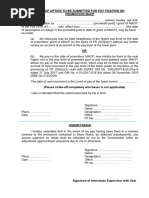 Pay Fixation Option Form for Promotion | PDF | Business Law | Government