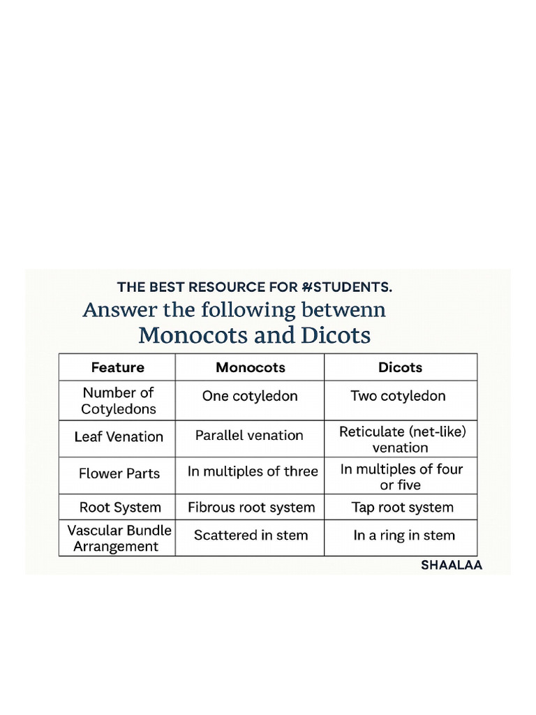 Classification Of Plants Final Pdf