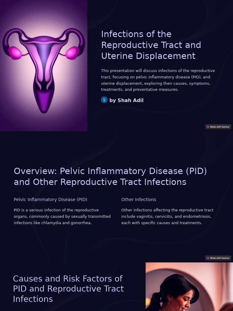 Infections of The Reproductive Tract and Uterine Displacement | PDF ...