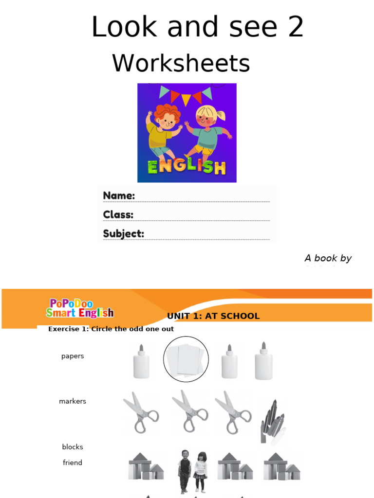 Look and See 2: Worksheets Guide | PDF | Foods