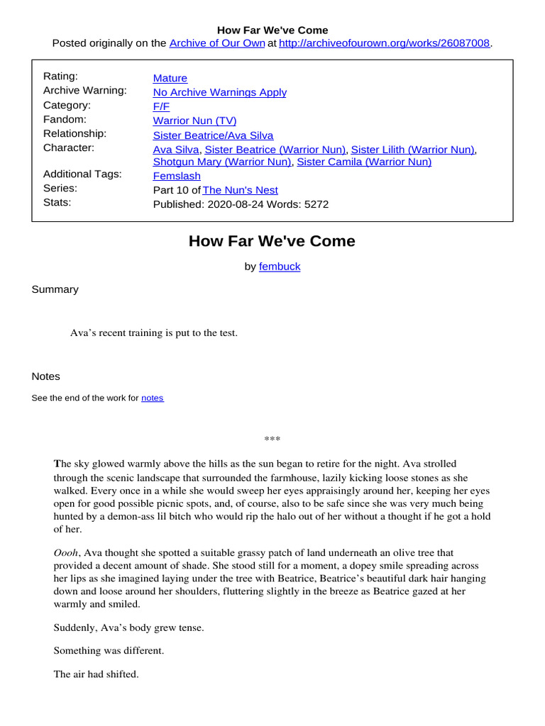 How Far Weve Come | PDF