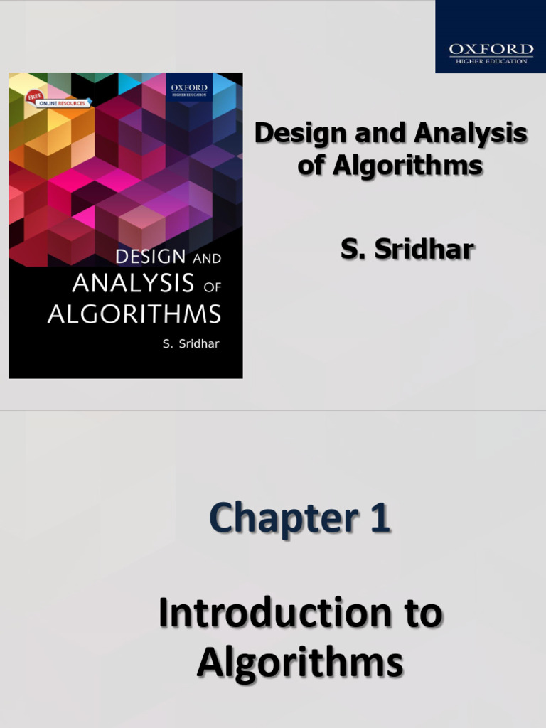 Chapter1-Intro-1 PPT UNIT 1 | PDF | Algorithms | Computational Complexity Theory