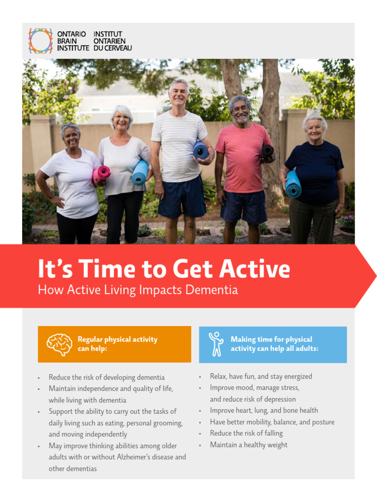 OBI Handout Its Time To Get Active | PDF | Strength Training | Physical ...