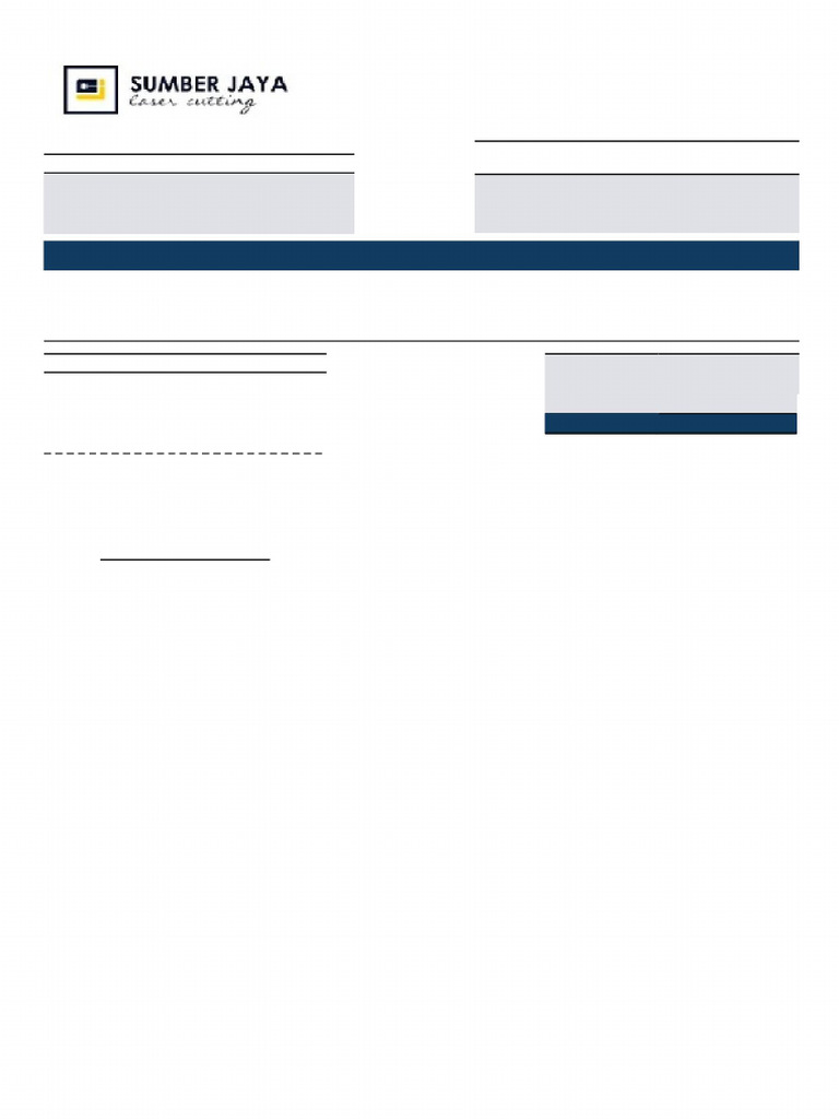 Sumber Jaya Lasser Cutting | PDF