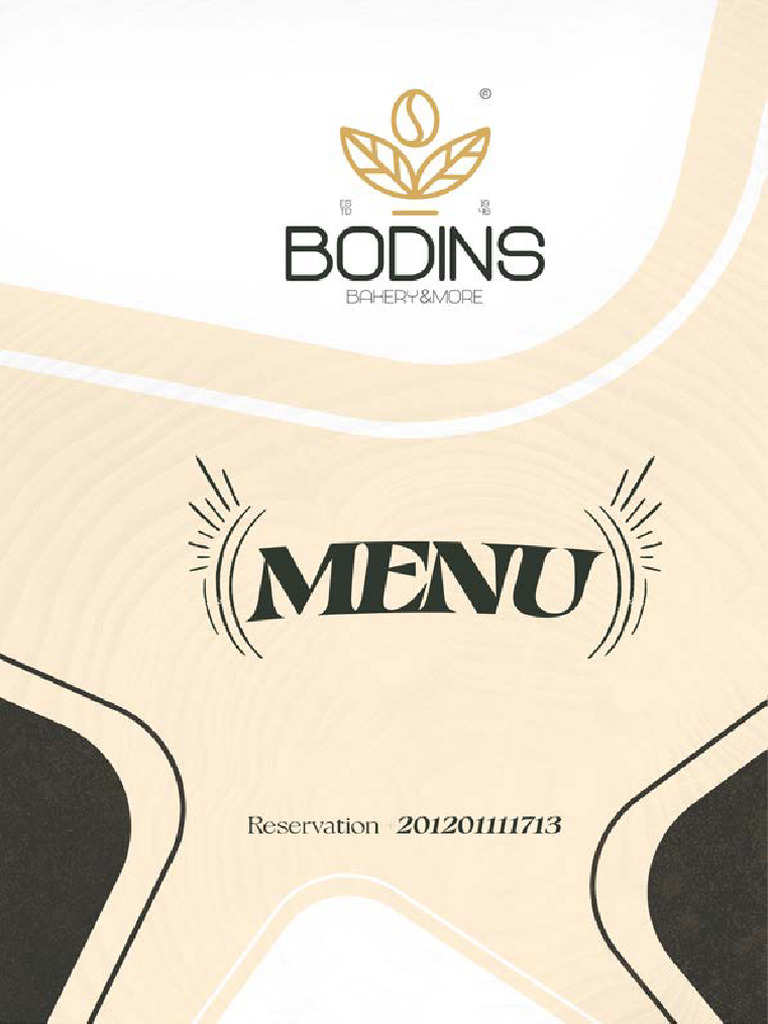 Bodins New Menu | PDF | Salad | Pizza