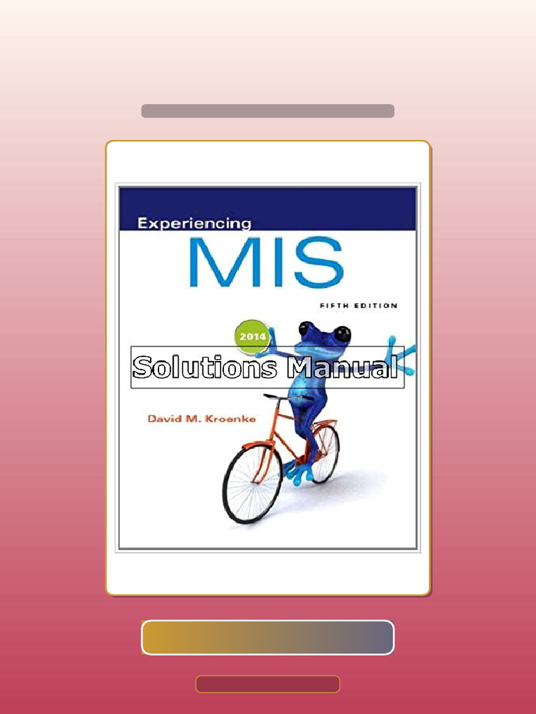 Experiencing MIS 5th Edition Kroenke Fast Access | PDF | Multiple Choice