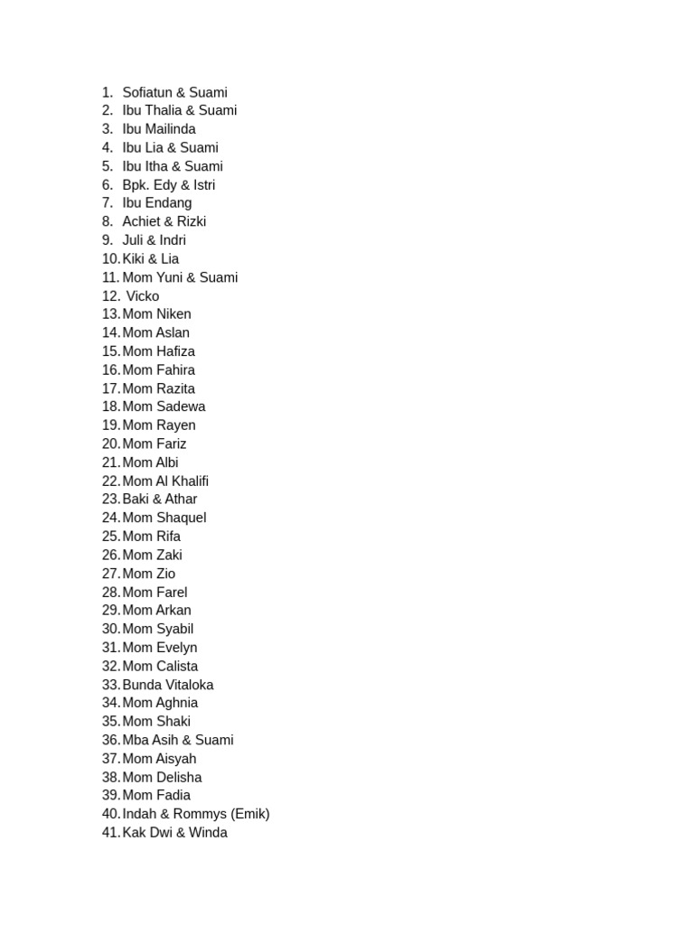 Label Nama Rafi | PDF