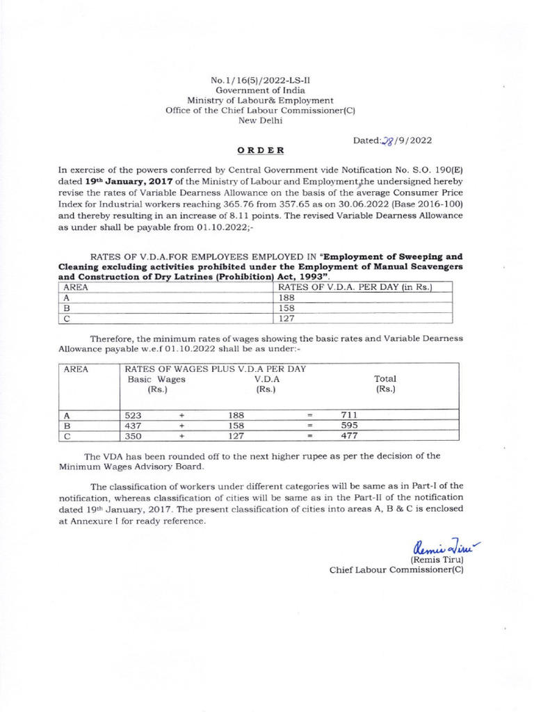 3labour Dos Minimum Wages | PDF