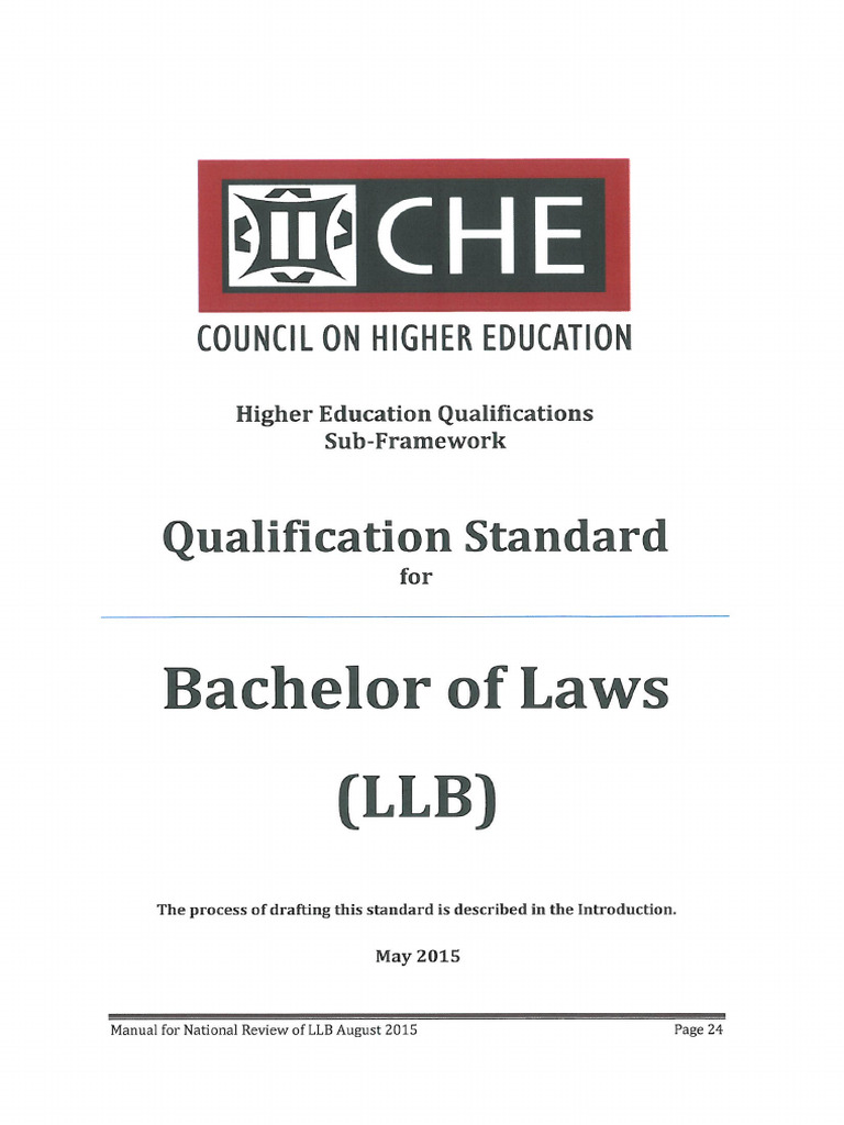 LLB Qualification Standard | PDF