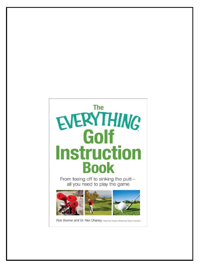 The Everything Golf Instruction Book Rich Mintzer PDF Download | PDF ...