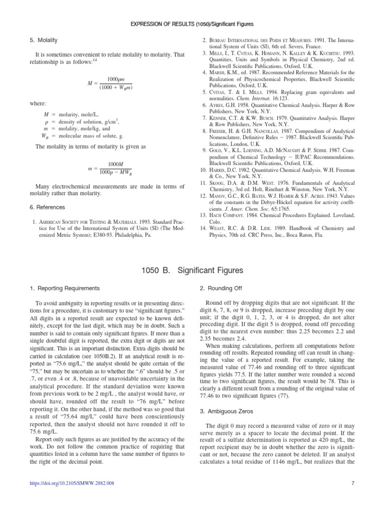 Standard - Methods Angka Penting | PDF | Significant Figures | Standard ...