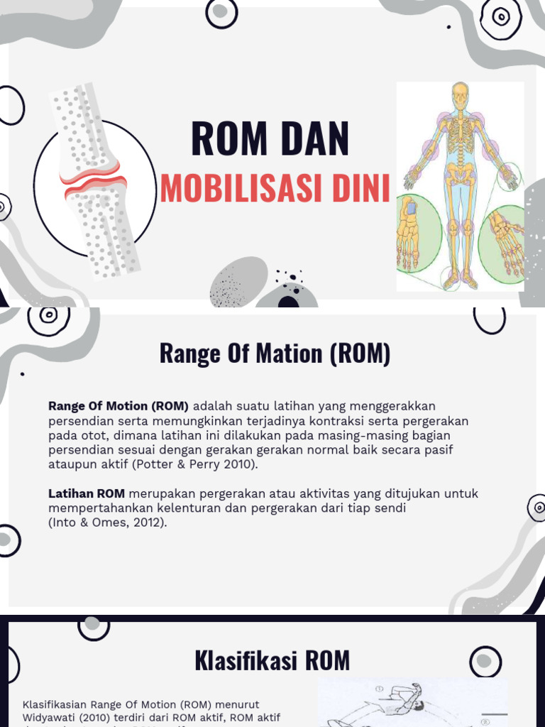 Latihan ROM dan Mobilisasi Dini untuk Rehabilitasi | PDF