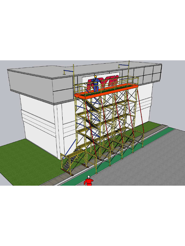 Scaffolding Desing Rev-2 | PDF