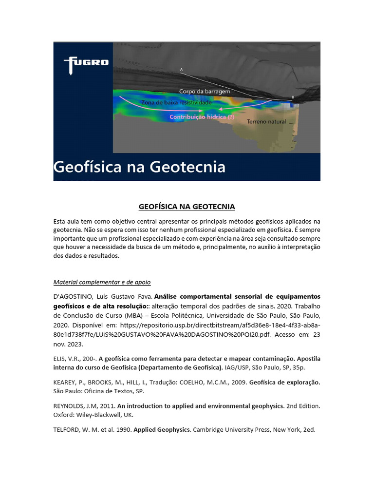 Geofisica Na Geotecnia | PDF | Geofísica | Terra