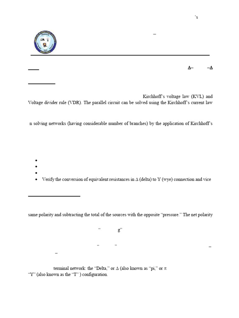 DC Lab Exp 4 Student Manual | PDF | Series And Parallel Circuits | Electrical Network