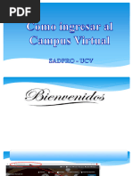 Tutorial Ingreso Al Campus Virtual, UCC Presencial | PDF