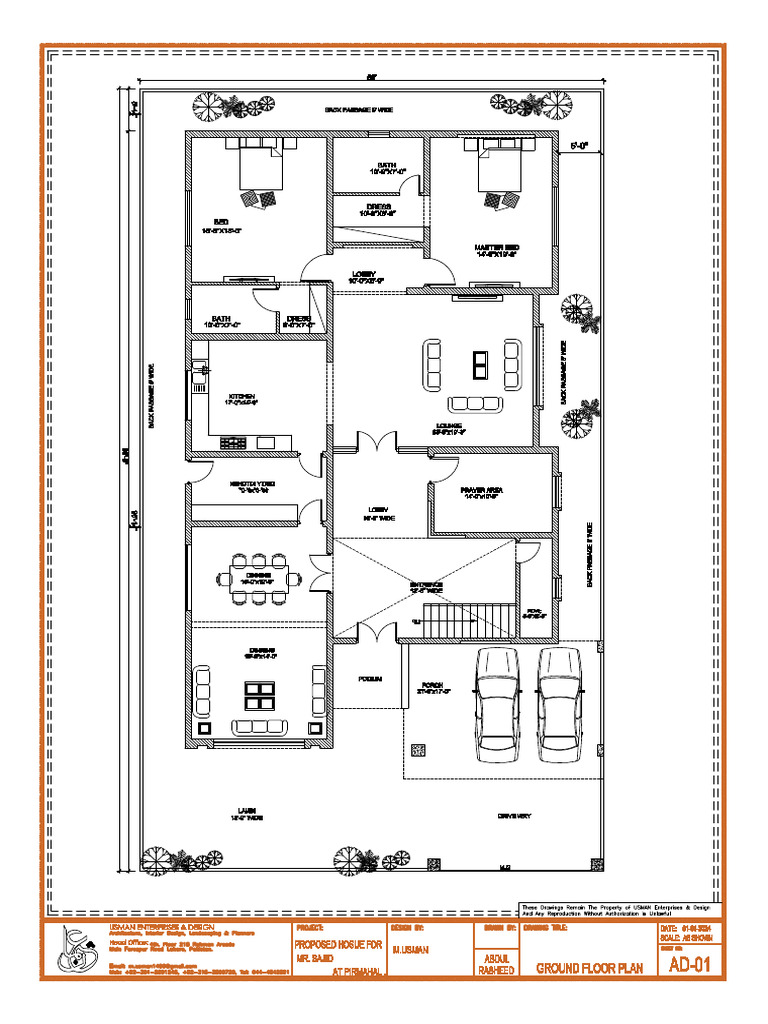 Ground Floor Plan-Model | PDF