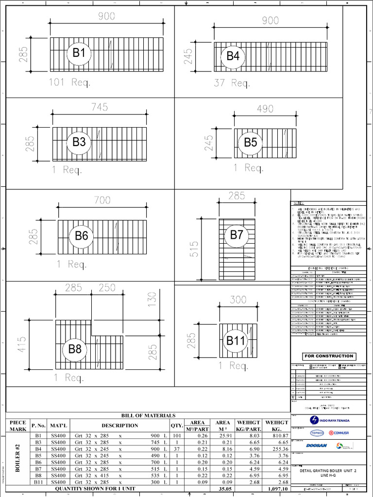 Detail Boiler Grating 7 of 7 - 2 | PDF