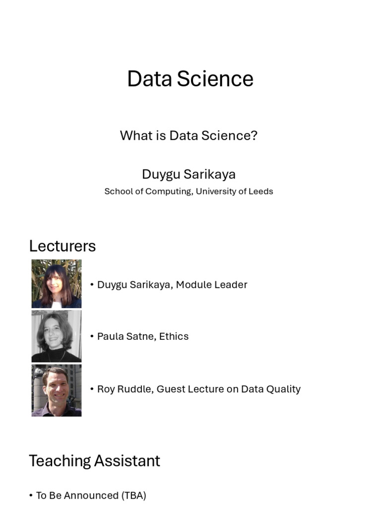 DS Lecture Slides | PDF | Data Science | Quantile