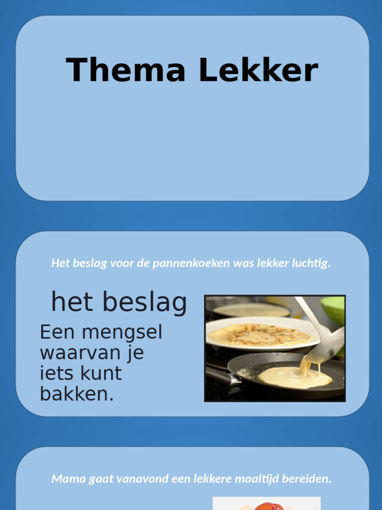 Staal Groep 4 Thema Lekker | PDF