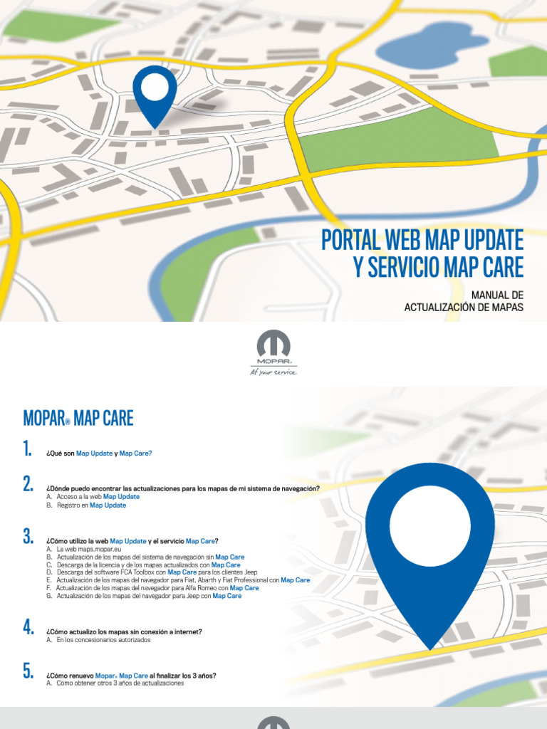 Mopar Map Care Esp | PDF | Red mundial | Internet y web