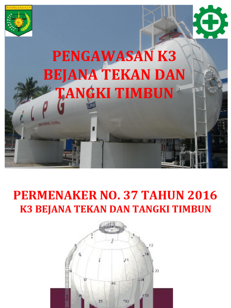 K3 Bejana Tekan dan Tangki Timbun | PDF