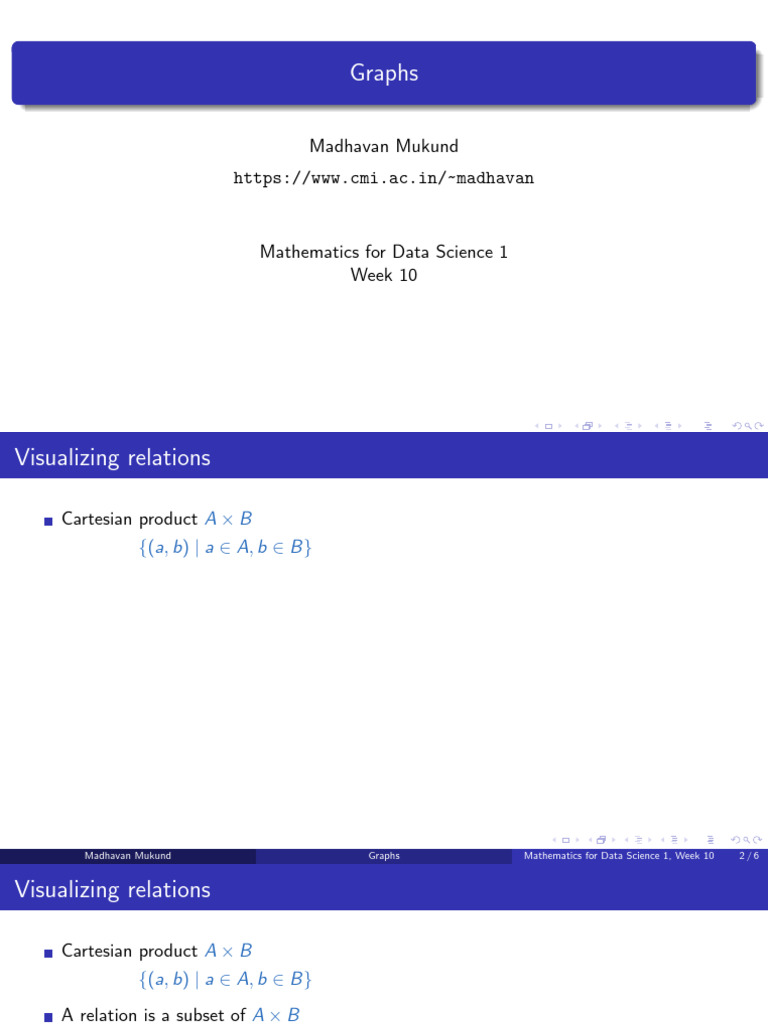 Lecture 10 | PDF | Vertex (Graph Theory) | Mathematical Concepts