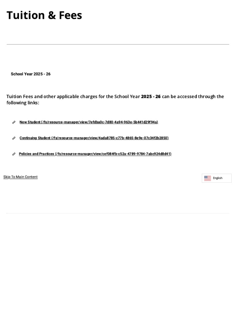 Tuition & Fees - American International School Dhaka | PDF