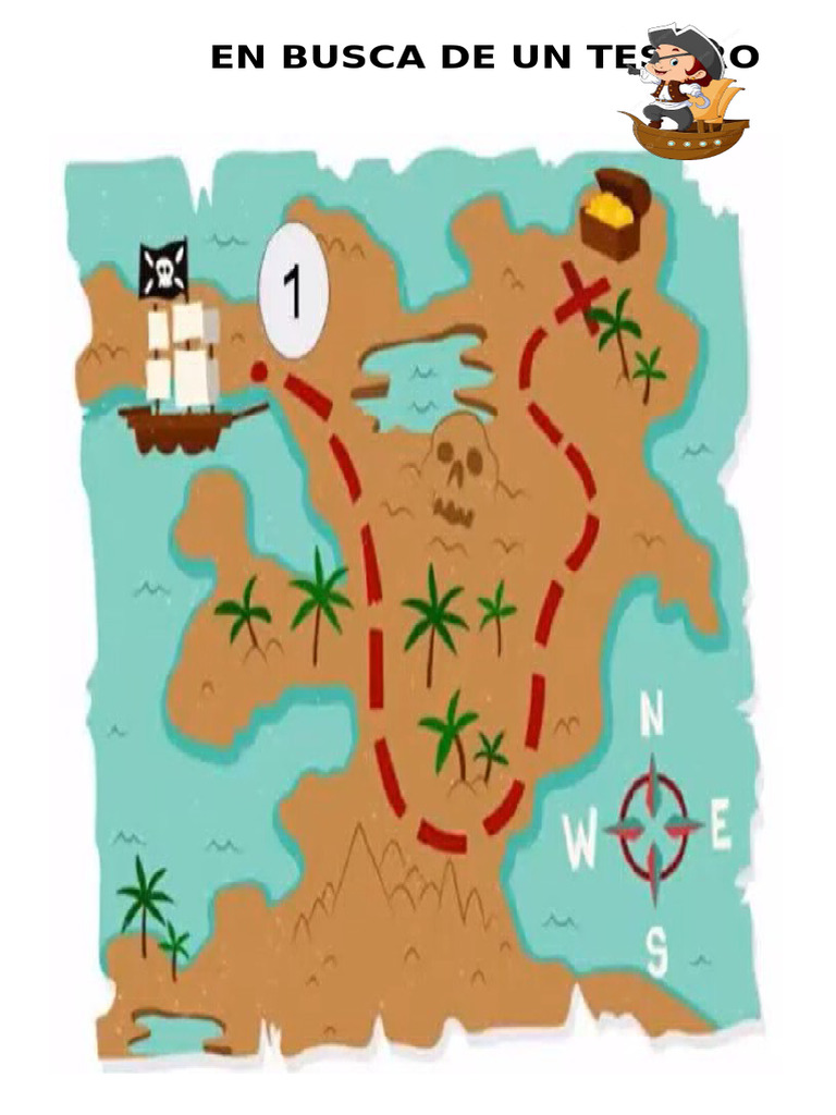 Mapa en Busca Del Tesoro Quien Soy | PDF