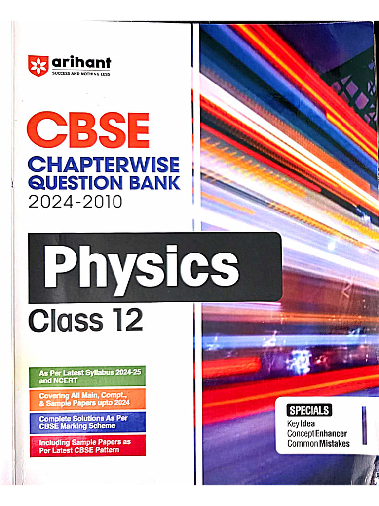 Physics Class-12 Arihant Boards Pyq 2024-2010 | PDF