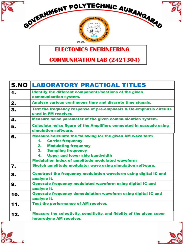 Communication Lab | PDF
