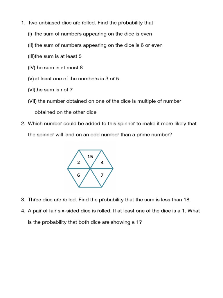 Probability HW | PDF