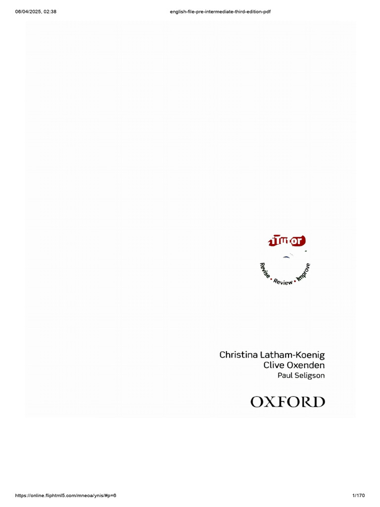 English File Pre Intermediate Pdf Pdf