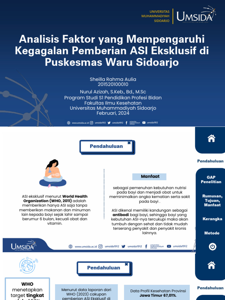 Faktor Penyebab Kegagalan ASI Eksklusif | PDF