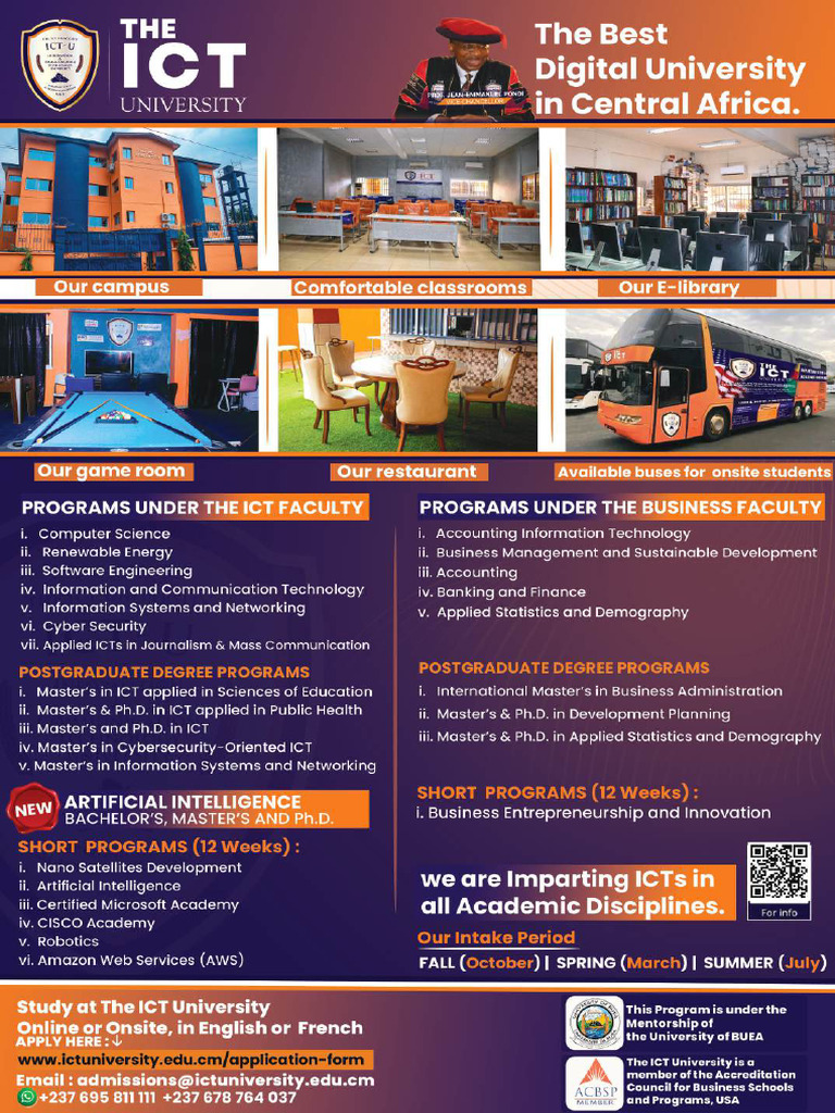 ICT University Brochure | PDF