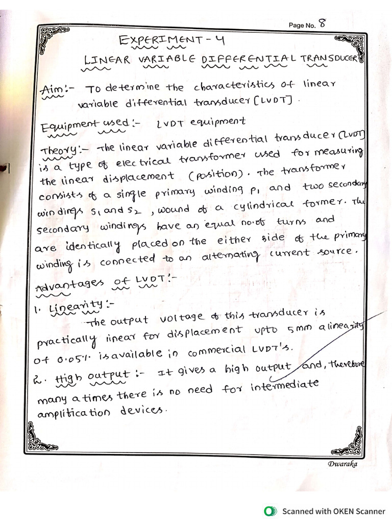 Linear Variable Differential Transducer Pdf